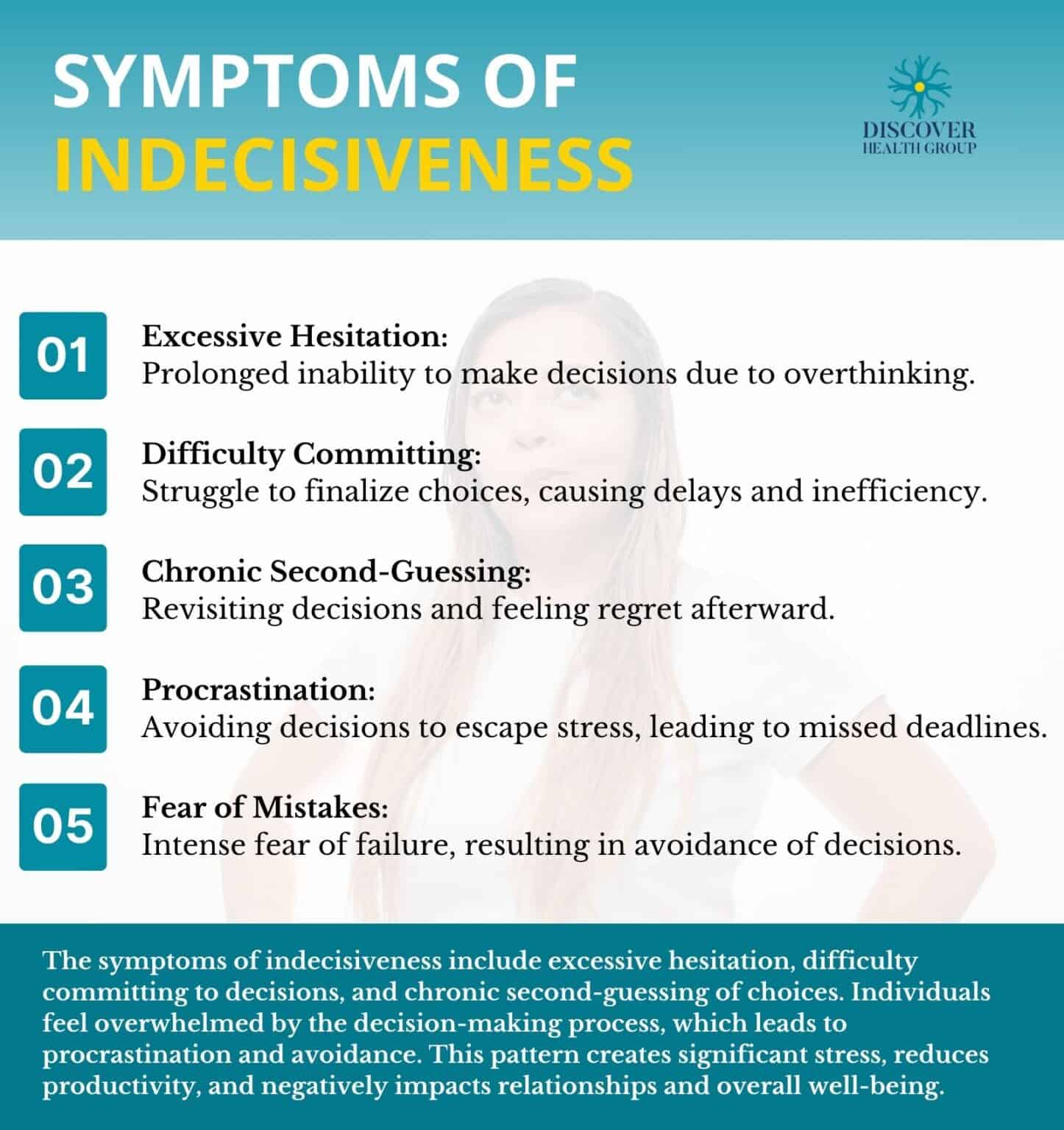 Indecisiveness: Symptoms, Causes, and Treatment